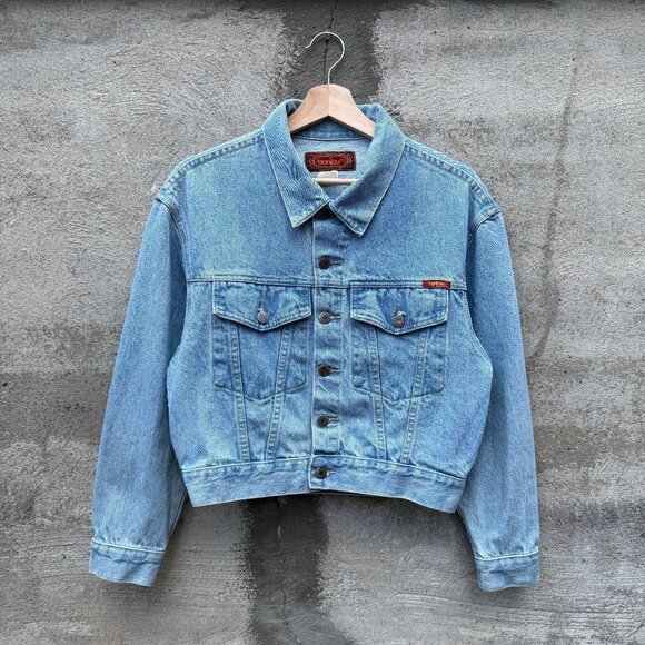 bonjour | Jackets & Coats | Vintage Bonjour Light Wash Denim Type 3 ...